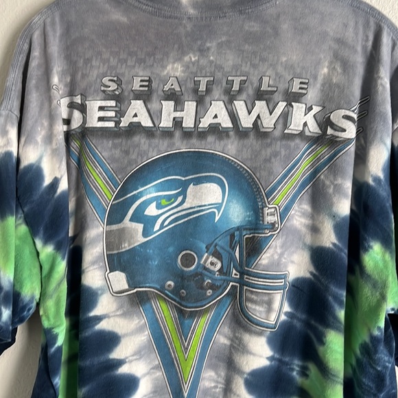 NFL | Shirts | Vintage Tie Dye Seattle Seahawks Front And Back Graphic ...